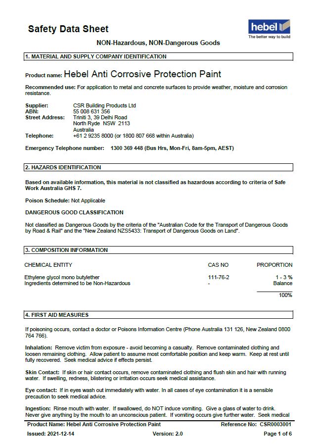 Adhesives, Sealants & Coatings | CSR Hebel